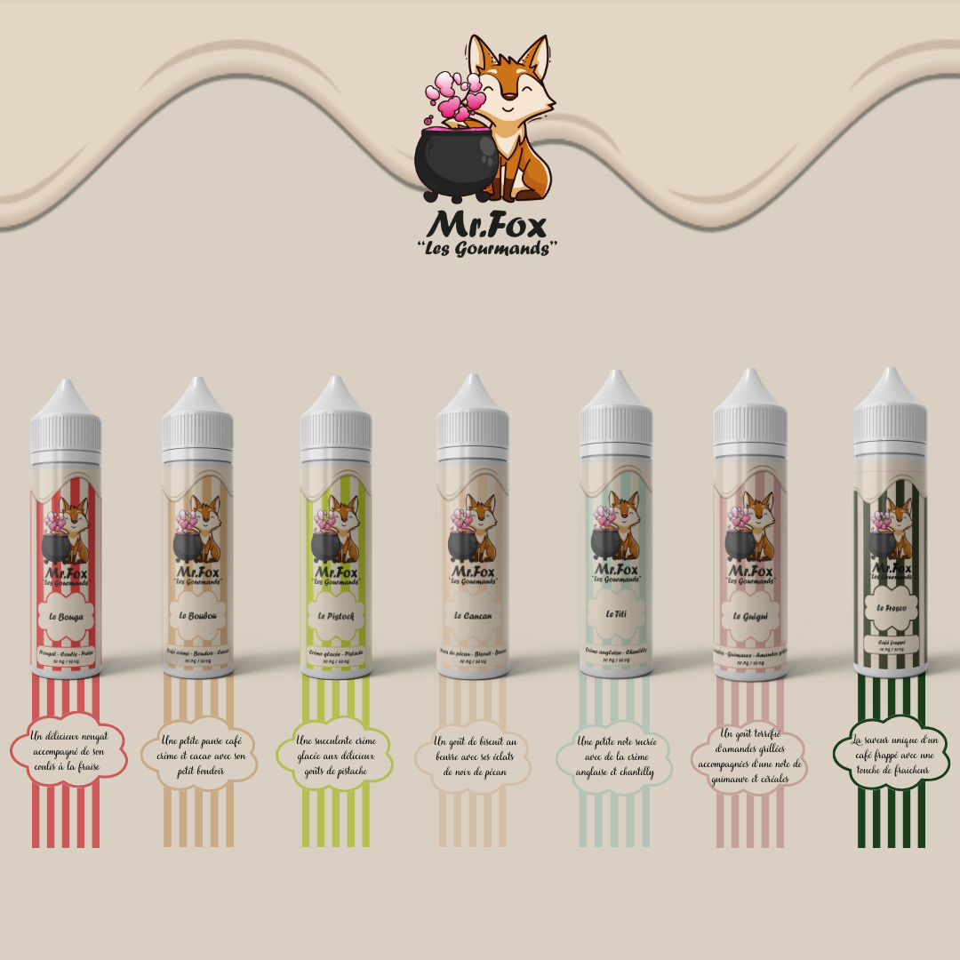 Achat E-Liquide LE FRESCO | MR FOX | E-Clope Store – E-clope Store